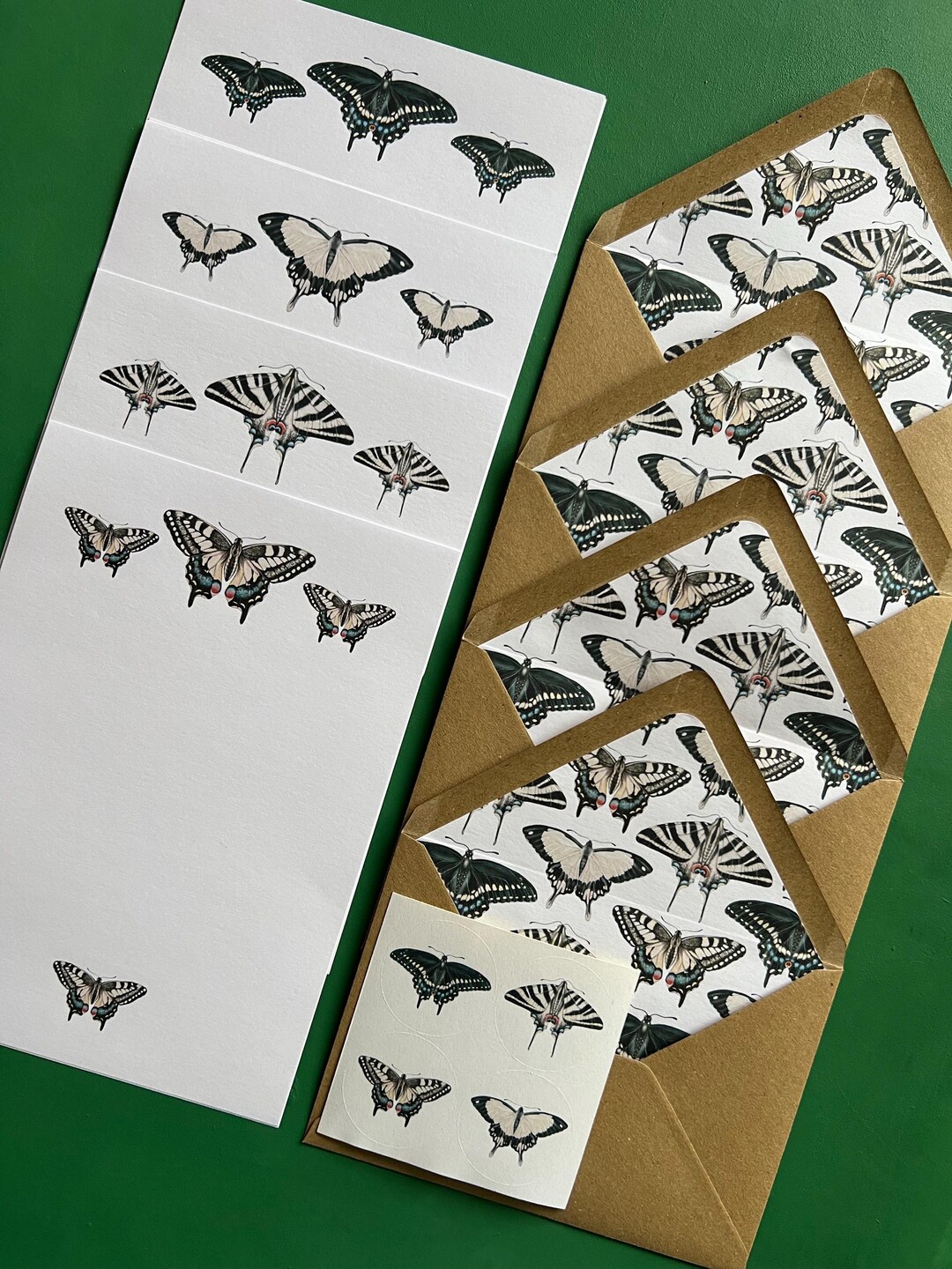 Swallowtails Letter Writing Set, Entomology Gift, Insect Stationery - Etsy