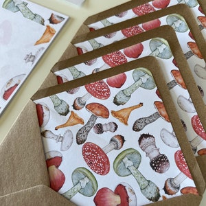 Mushroom Letter Writing Set - Etsy