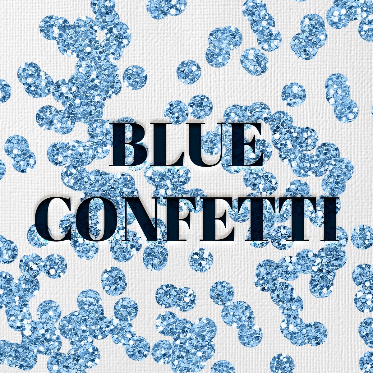 Blue Glitter Confetti - Etsy