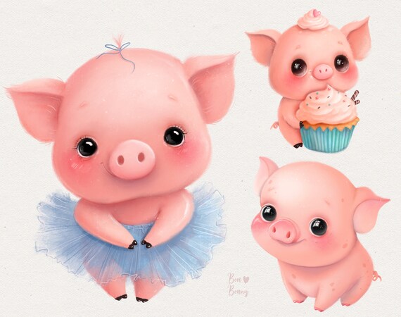 Cute Clipart Pig