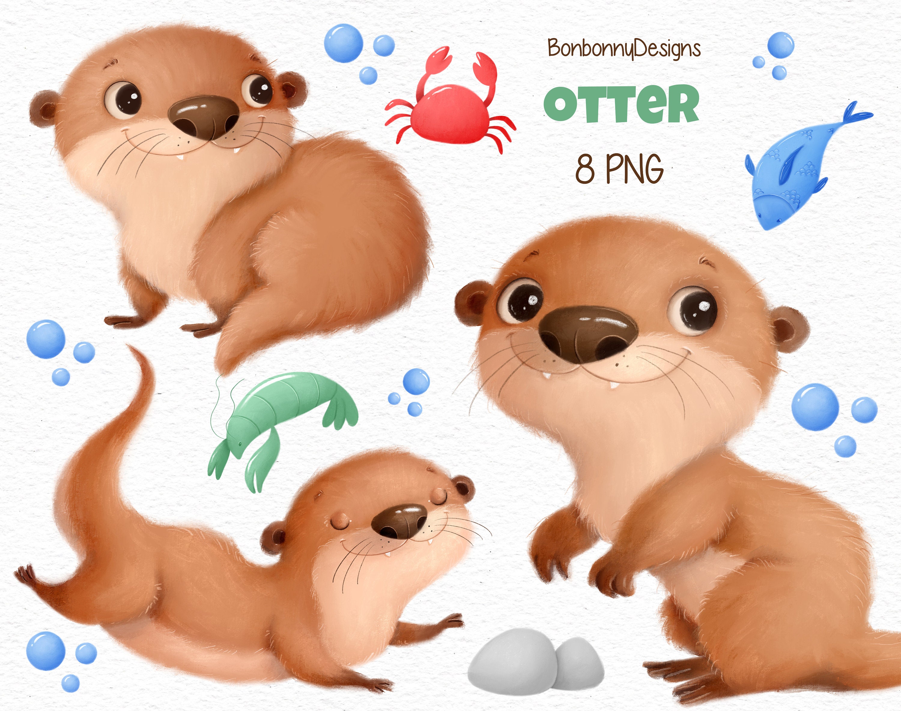 Clip Art Otter