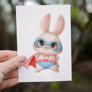 Cute Superheroes Animals Clipart, Forest Animals Clipart, Farm Animals ...