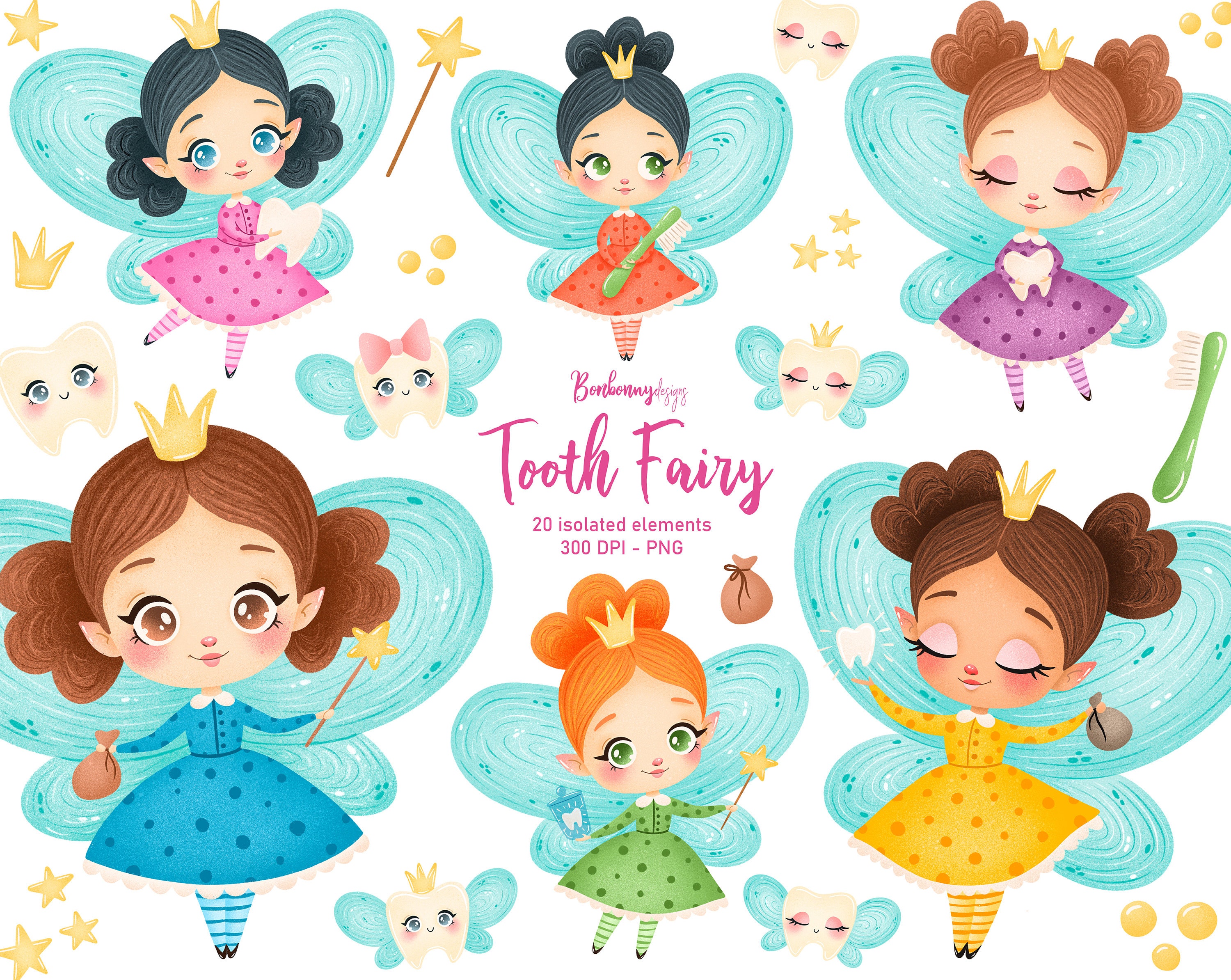 Cute Toothfairy Clipart