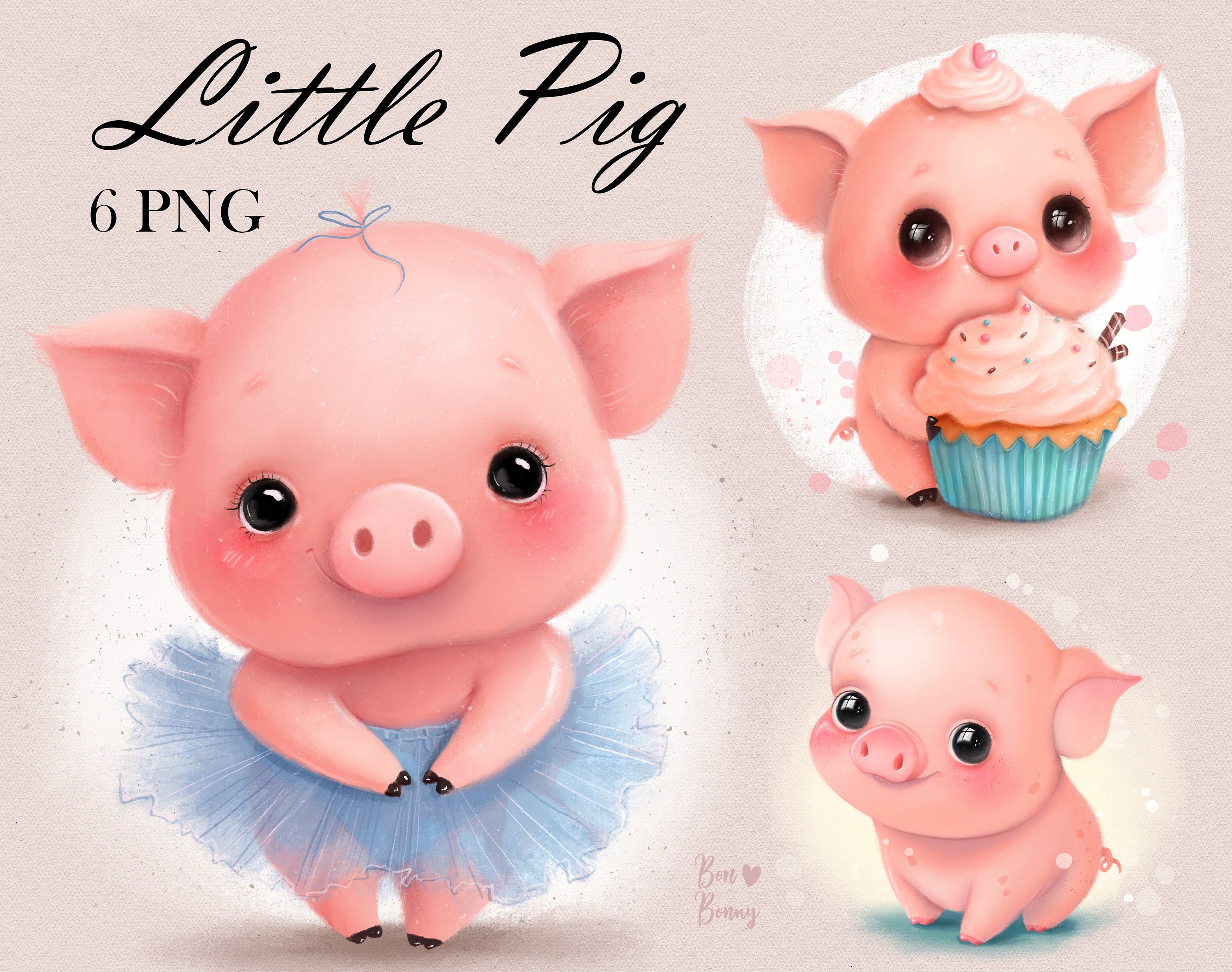 Kawaii Boo Pig
