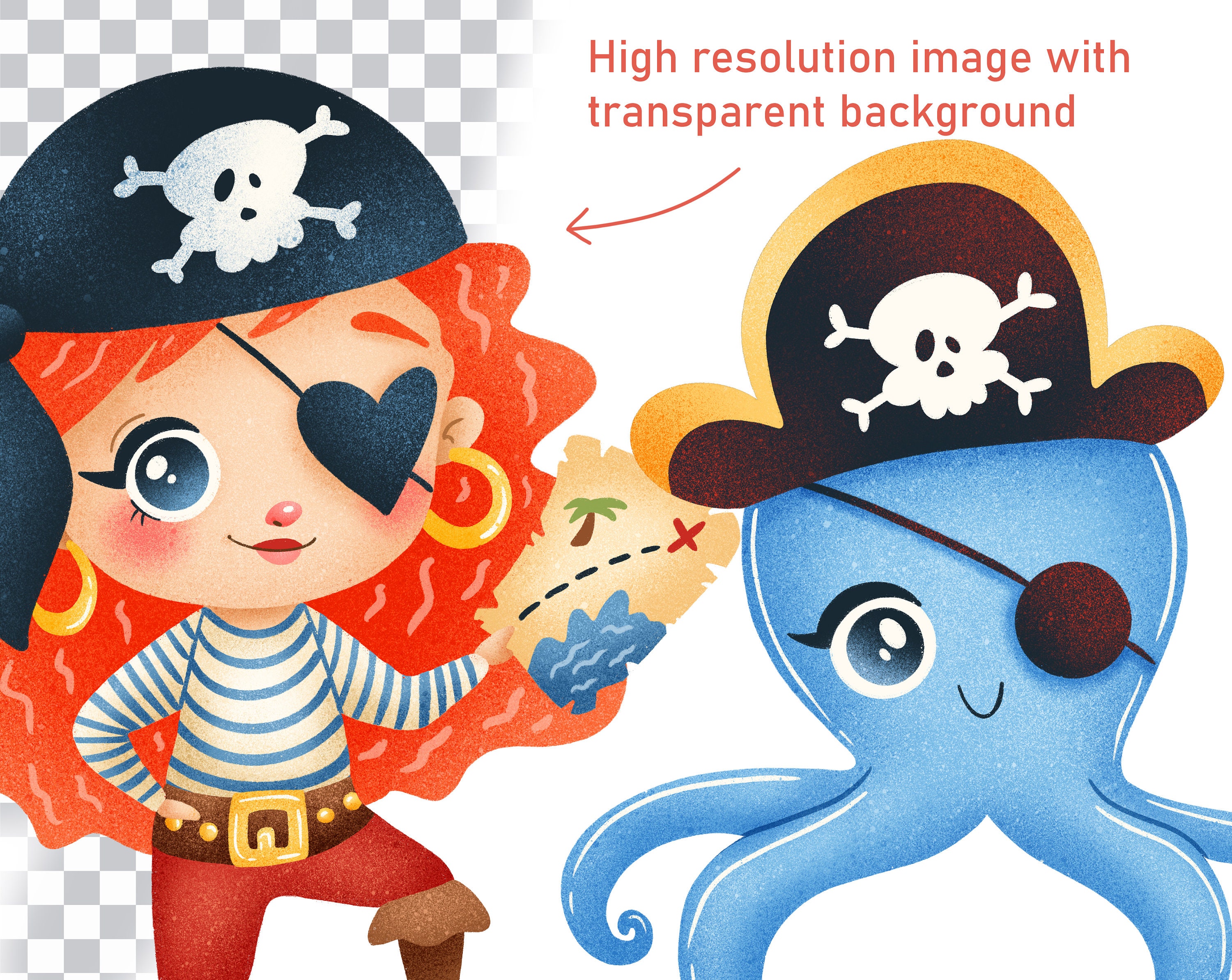 Cute Cartoon Pirates