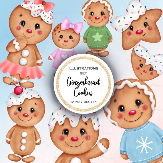 Gingerbread Cookie Clip Art