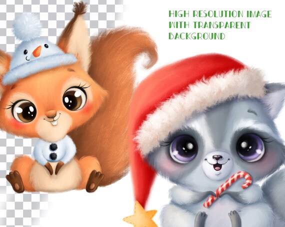 Cute Baby Christmas Animals