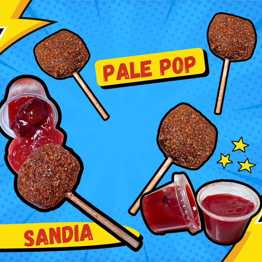 Pale Pops Sandia/ Tamarindo & Chamoy Pops 4 Pack - Etsy