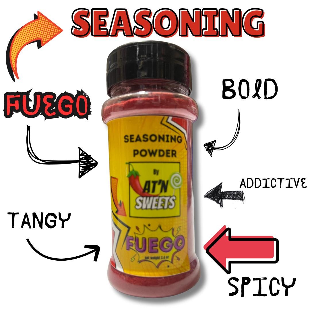 FIRE Seasoning Powder 2.4 Oz - Etsy