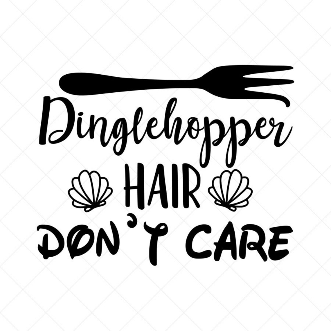 Dinglehopper Hair Don't Care Svg Disney SVG Vector File | Etsy