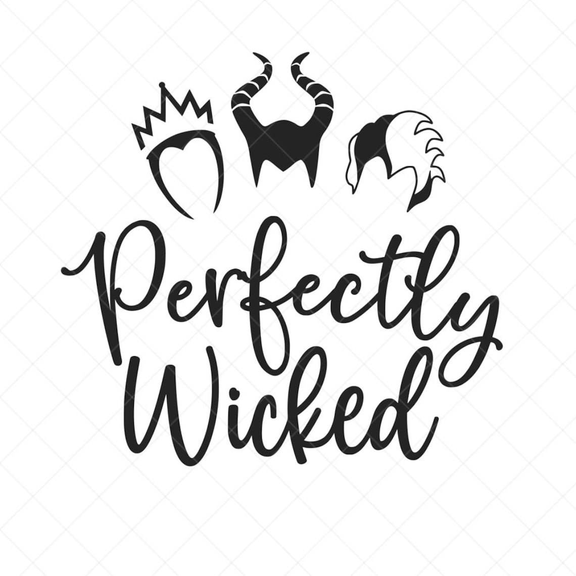 Perfectly Wicked SVG Villain Svg Witch Svg Eps Dxf | Etsy