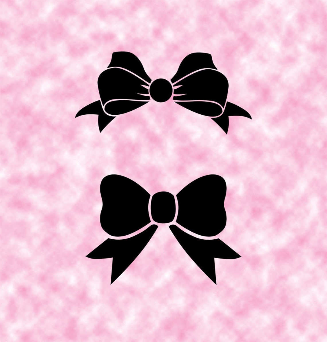 Two Bows SVG Decorative SVG Png Eps Dxf Cricut Cut | Etsy