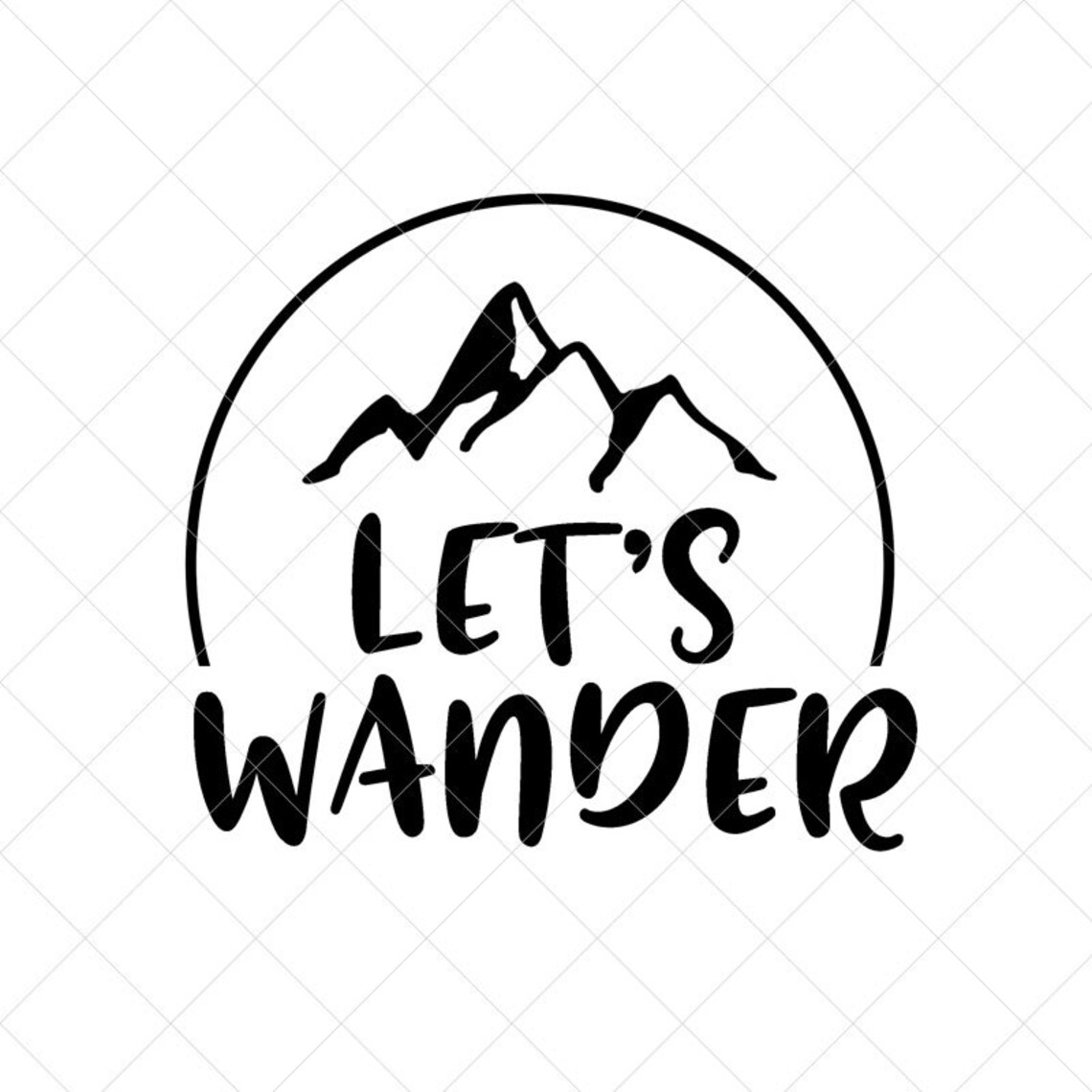 Let's Wander SVG Camping SVG Travel SVG Camping Quote - Etsy