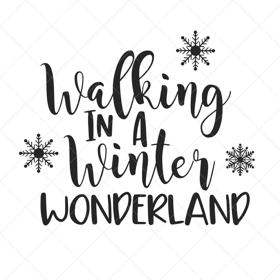 Walking In A Winter Wonderland Clipart