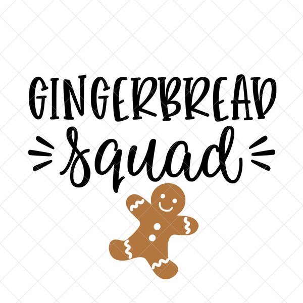 Gingerbread Svg - Etsy