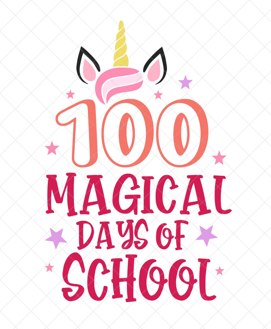 100 Magical Days of School SVG, Vector, School Svg, Png, Eps, Dxf ...
