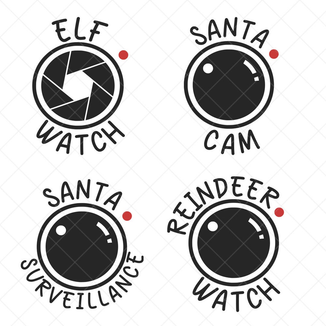 Santa Watch Svg, Elf Watch Svg, Home Svg, Holiday Svg, Cut Files ...