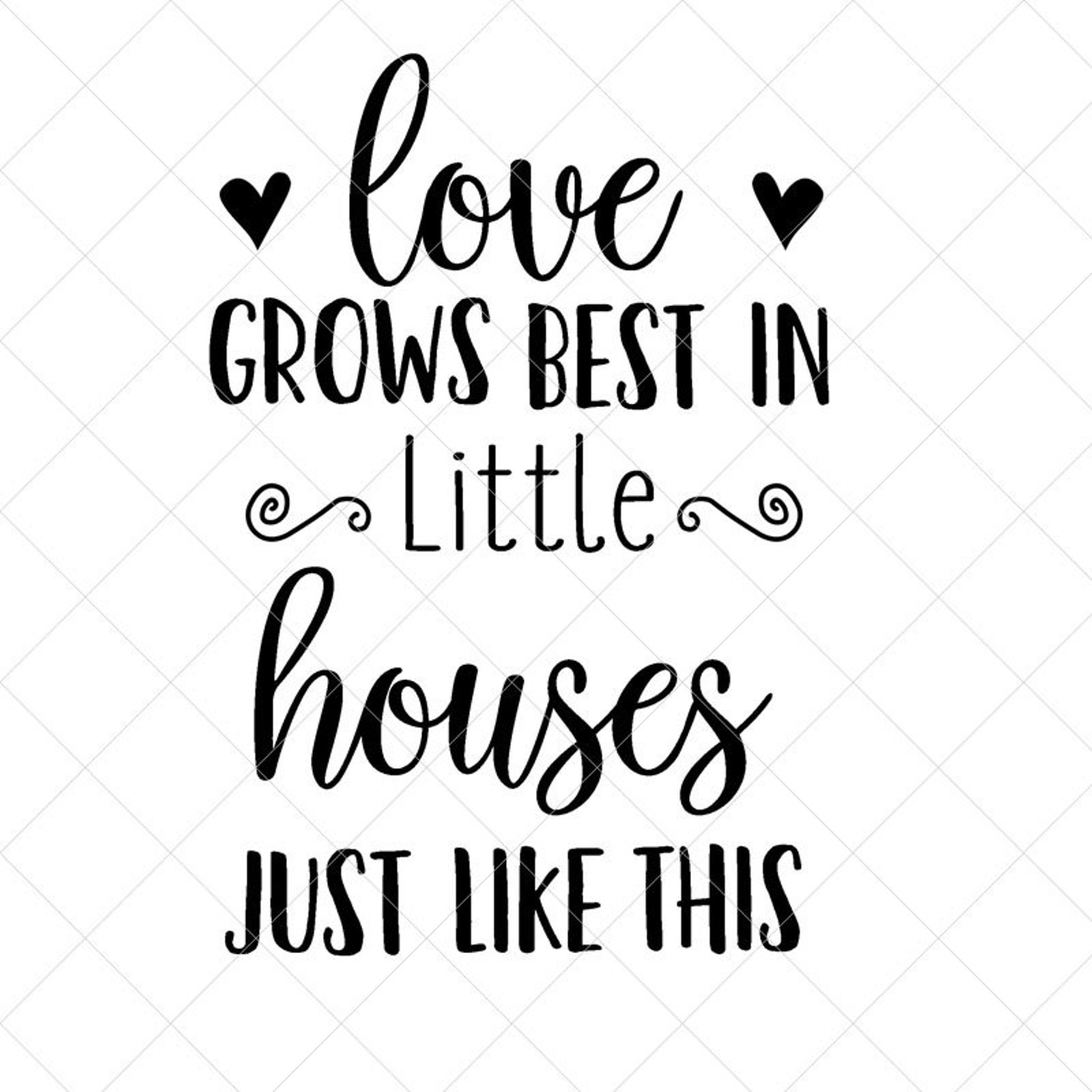 Love Grows Best In... SVG Family SVG Home Decor Svg Png | Etsy