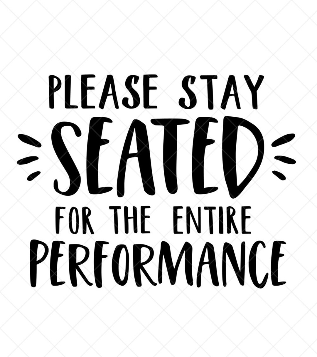 Please Stay Seated SVG, Bathroom Svg, Png, Eps, Dxf, Cricut, Cut Files ...