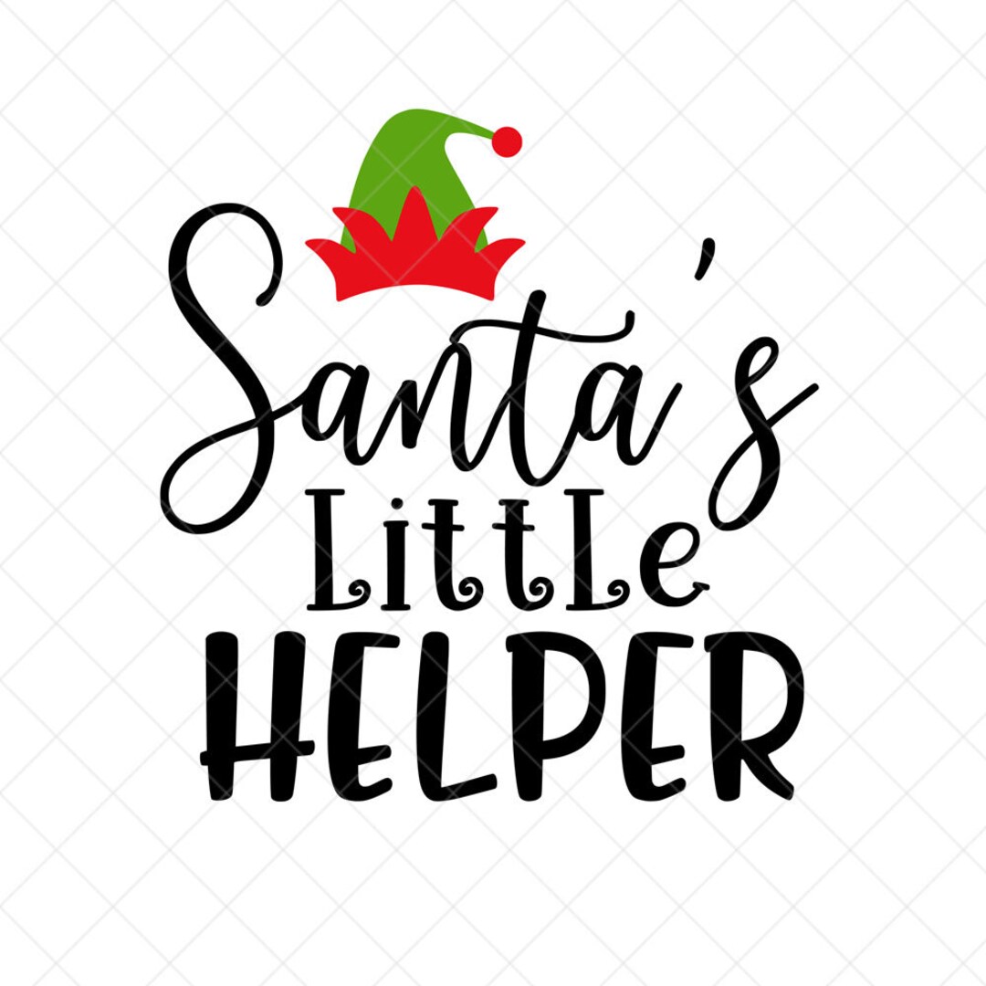 Santa's Little Helper SVG Toddler SVG Boy SVG Holiday - Etsy