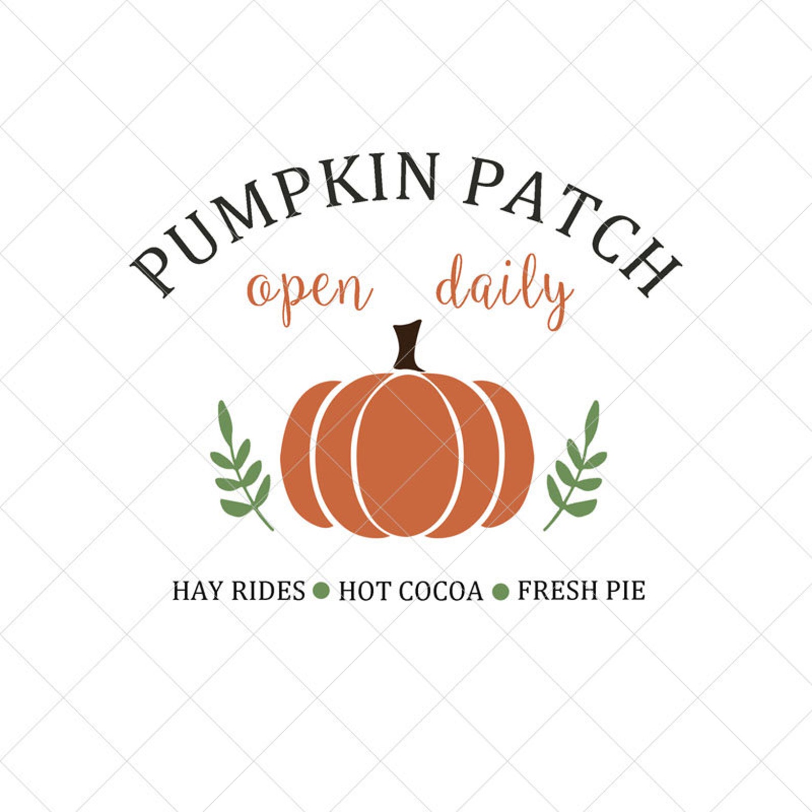 Pumpkin Patch Sign SVG Sign Svg Fall SVG Thanksgiving SVG | Etsy