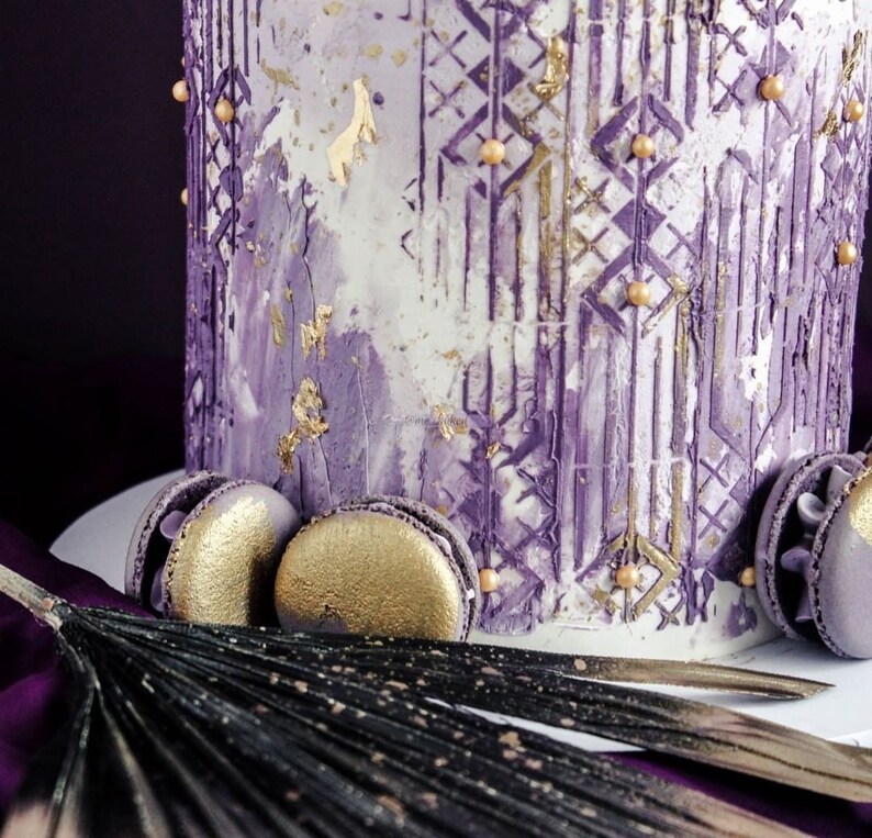 Aztec Cake Stencil Buttercream Cakes Decorating Tool - Etsy