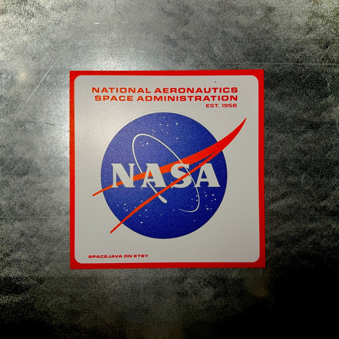NASA Logo Single Sheet Sticker - Etsy