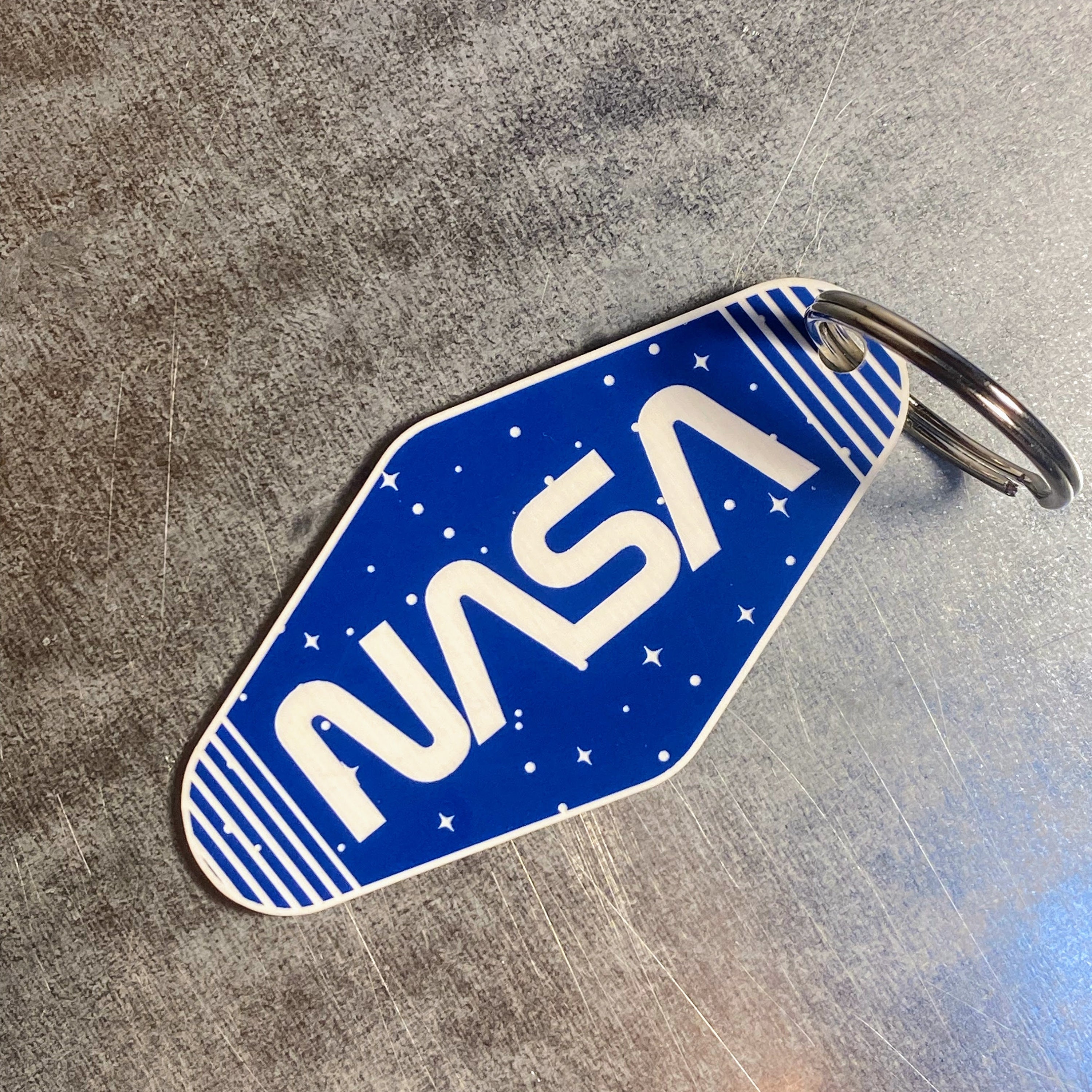 Retro Nasa Space Keychain - Etsy