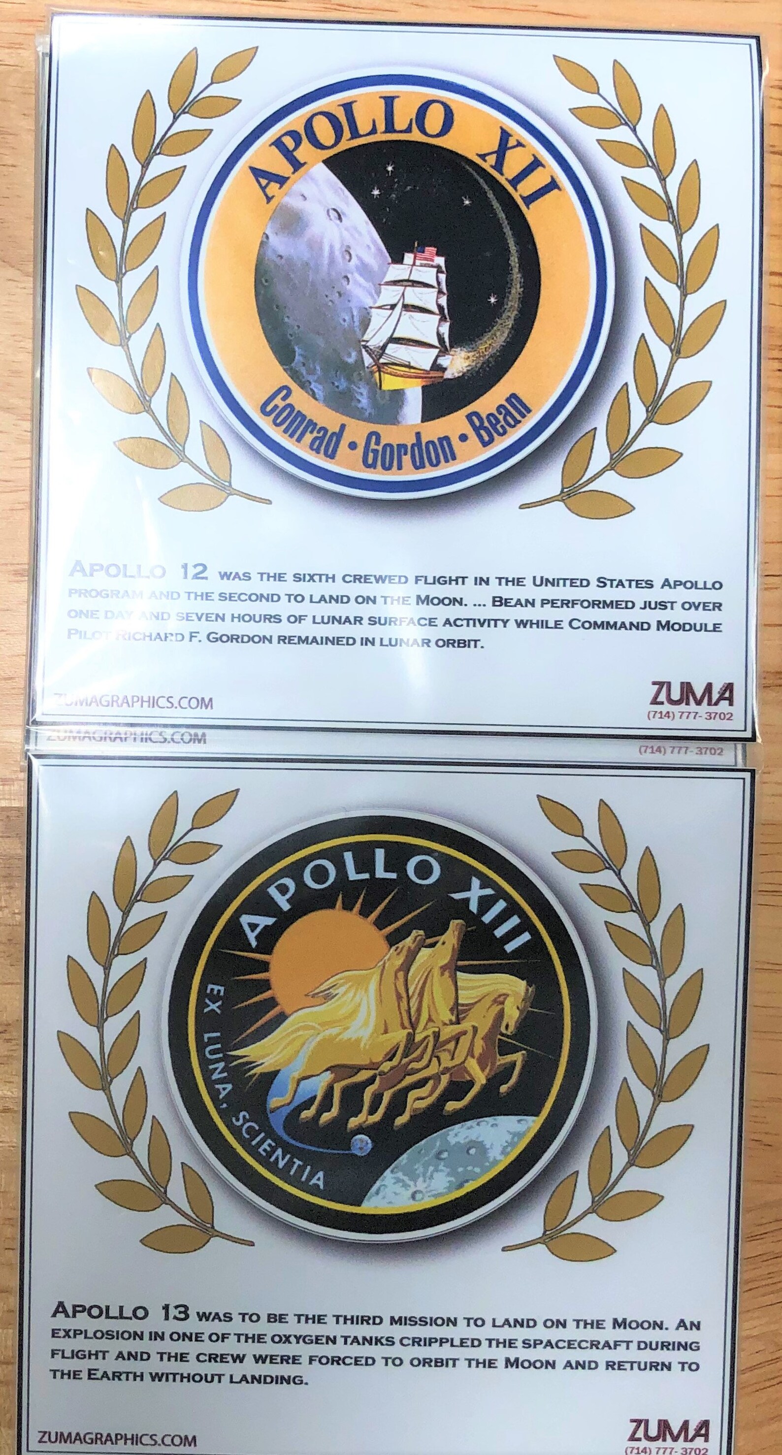 14 NASA Apollo Mission Sticker Decals Collector's Edition - Etsy