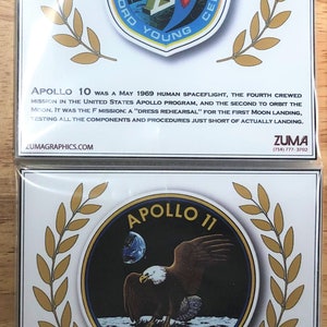14 NASA Apollo Mission Sticker Decals Collector's Edition - Etsy