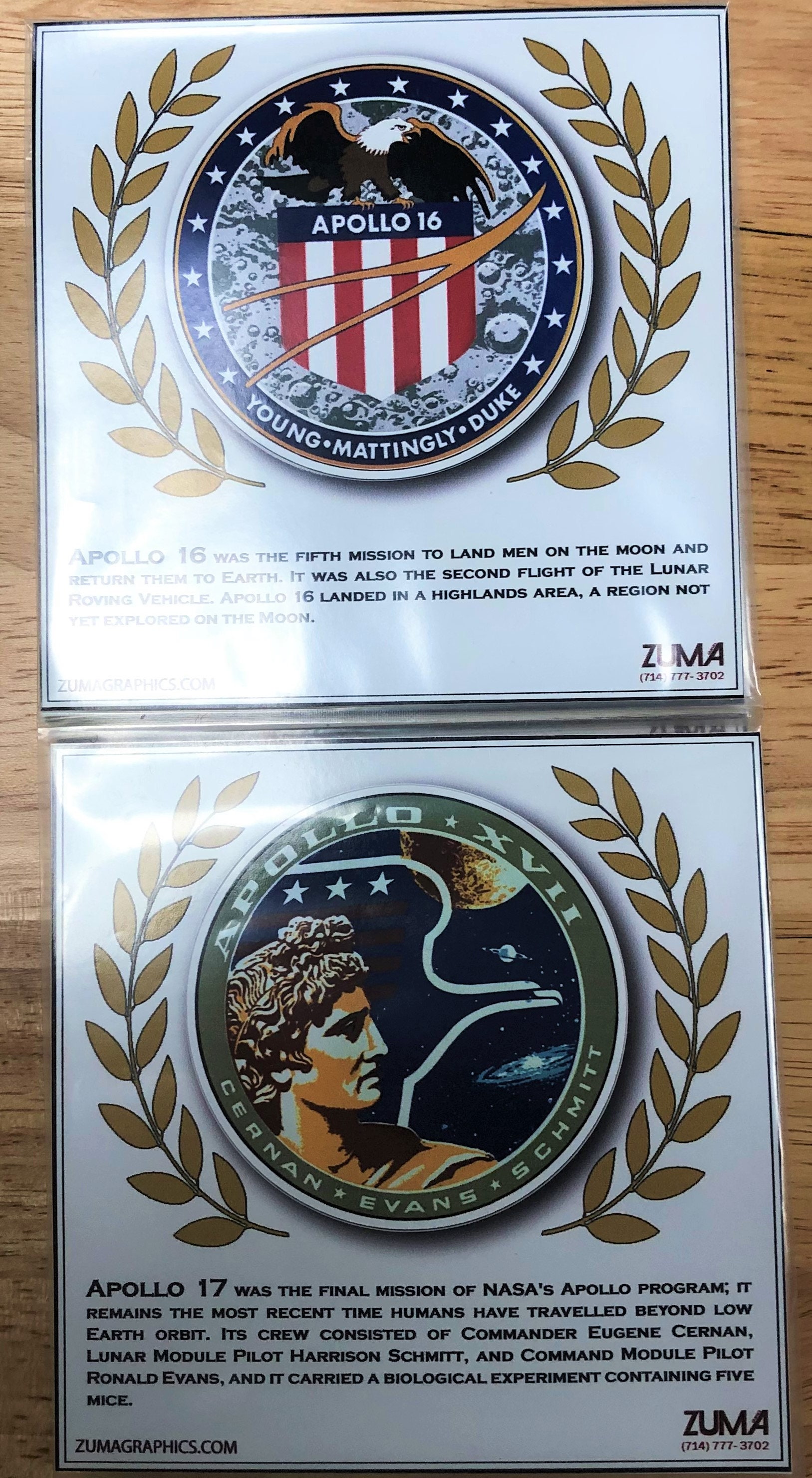 14 NASA Apollo Mission Sticker Decals Collector's Edition - Etsy