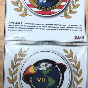 14 NASA Apollo Mission Sticker Decals Collector's Edition - Etsy