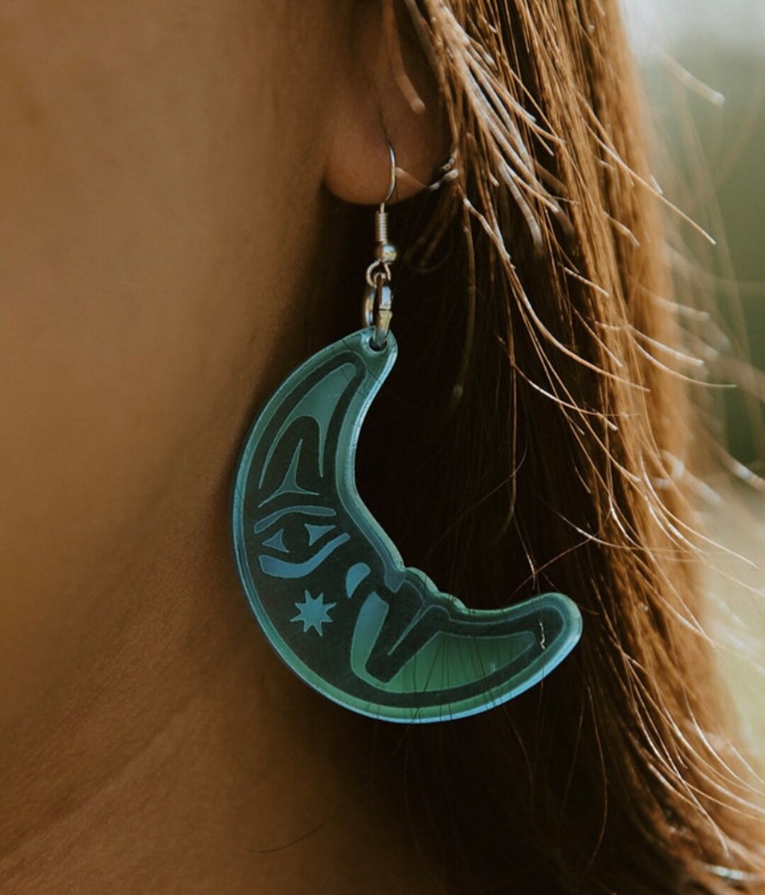 Balance Moon Earrings - Etsy