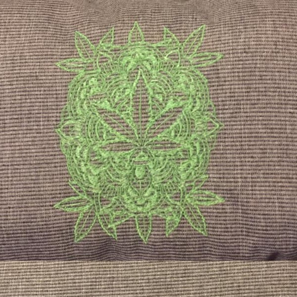 Cannabis Embroidery - Etsy