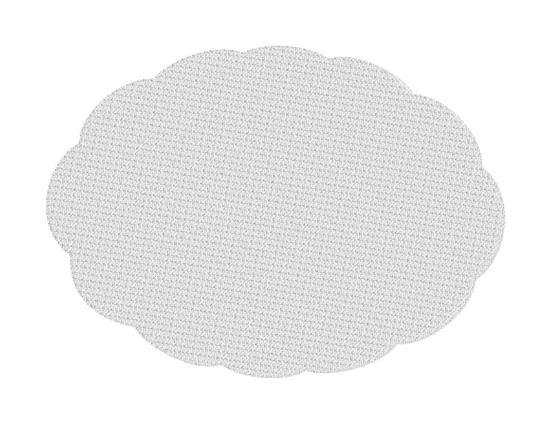 Scalloped Knockdown Stitch, High Pile Fabric, Embroidery File, Digital ...