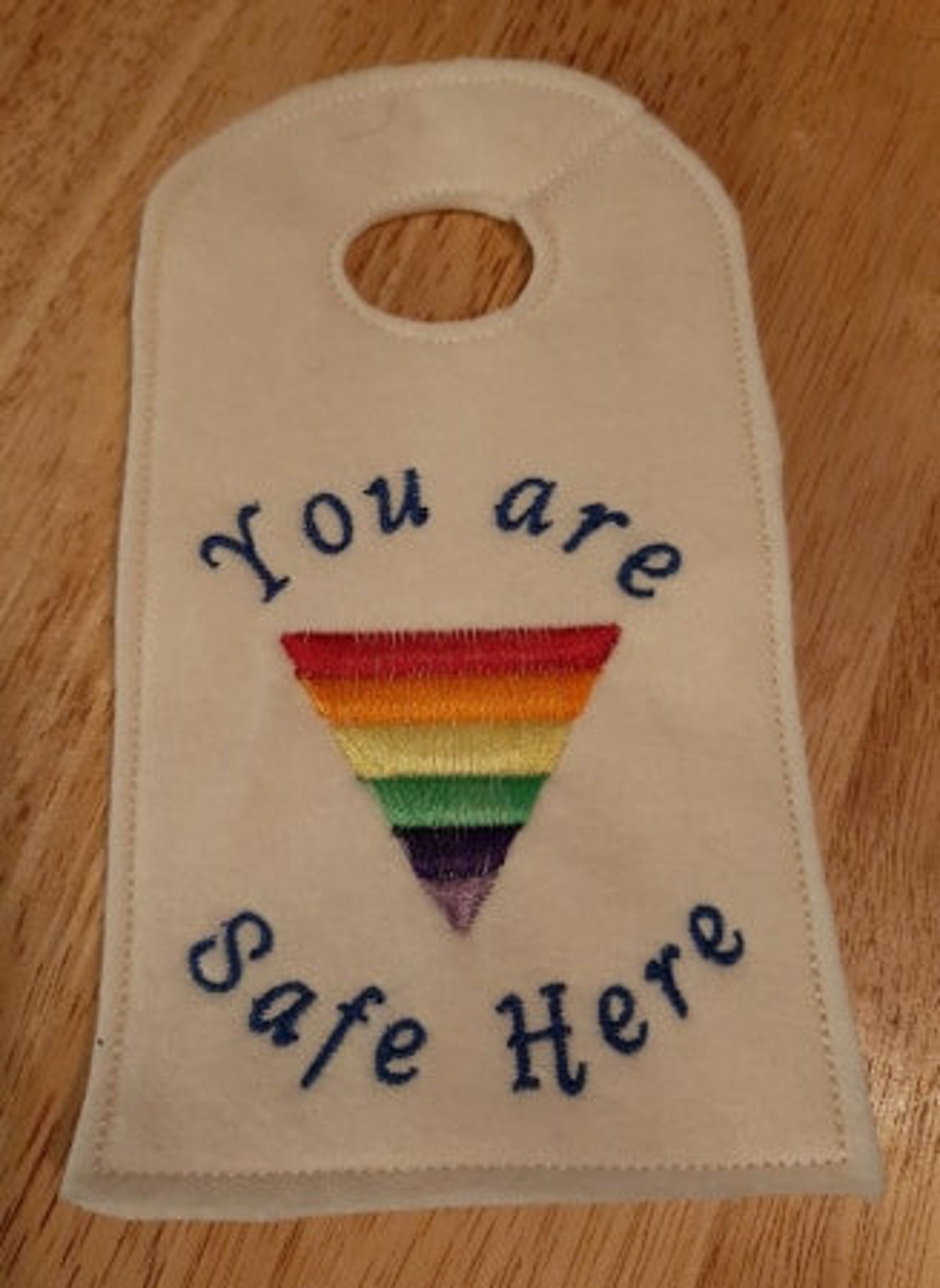 You Are Safe Here Door Hanger LGBT Pride Gay Transgender | Etsy