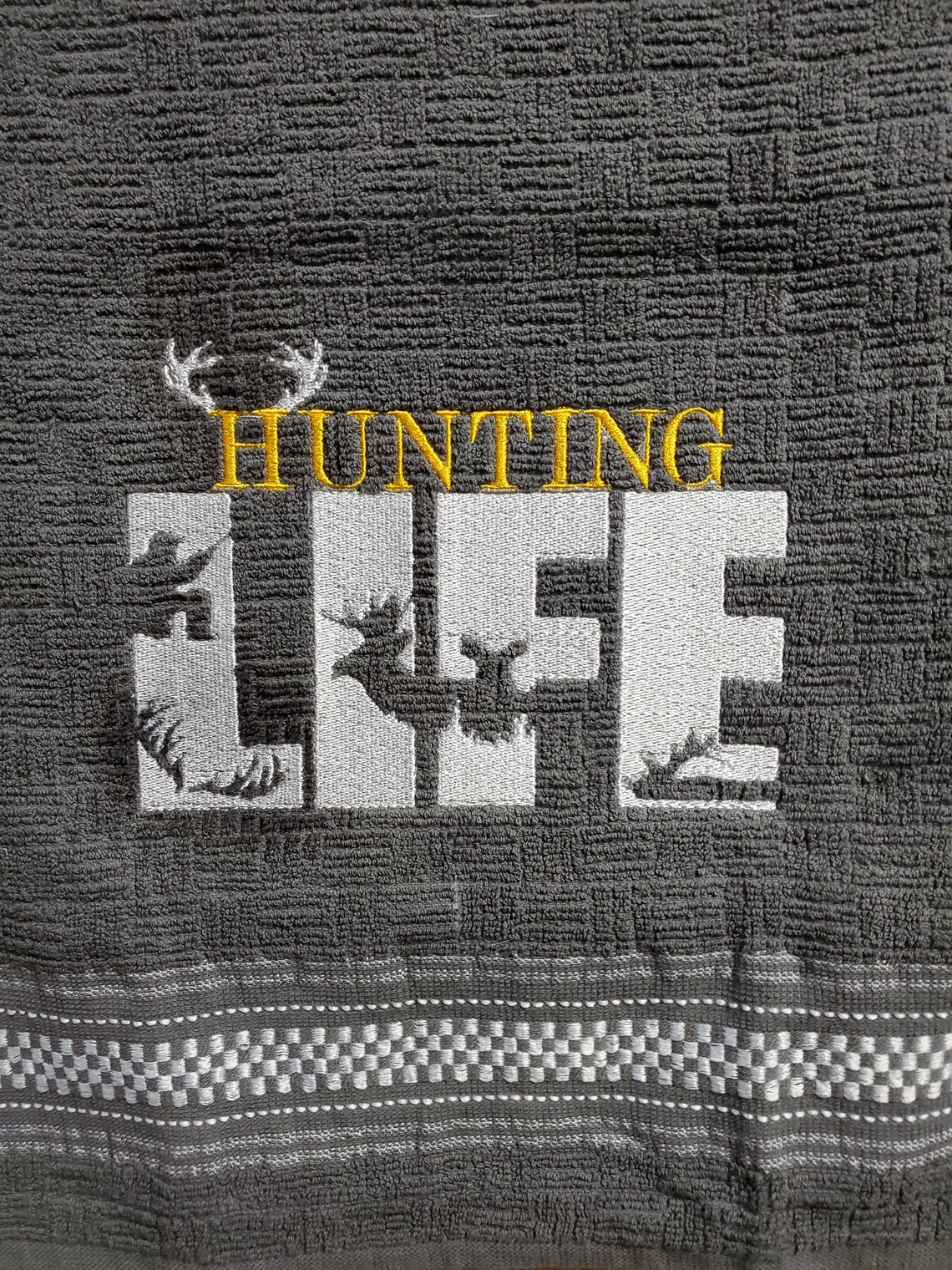 Hunting Life Embroidery Digital Design File 5x7 Farm Gift Deer Doe ...