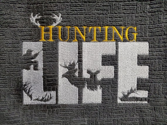 Hunting Life Embroidery Digital Design File 5x7 Farm Gift Deer - Etsy