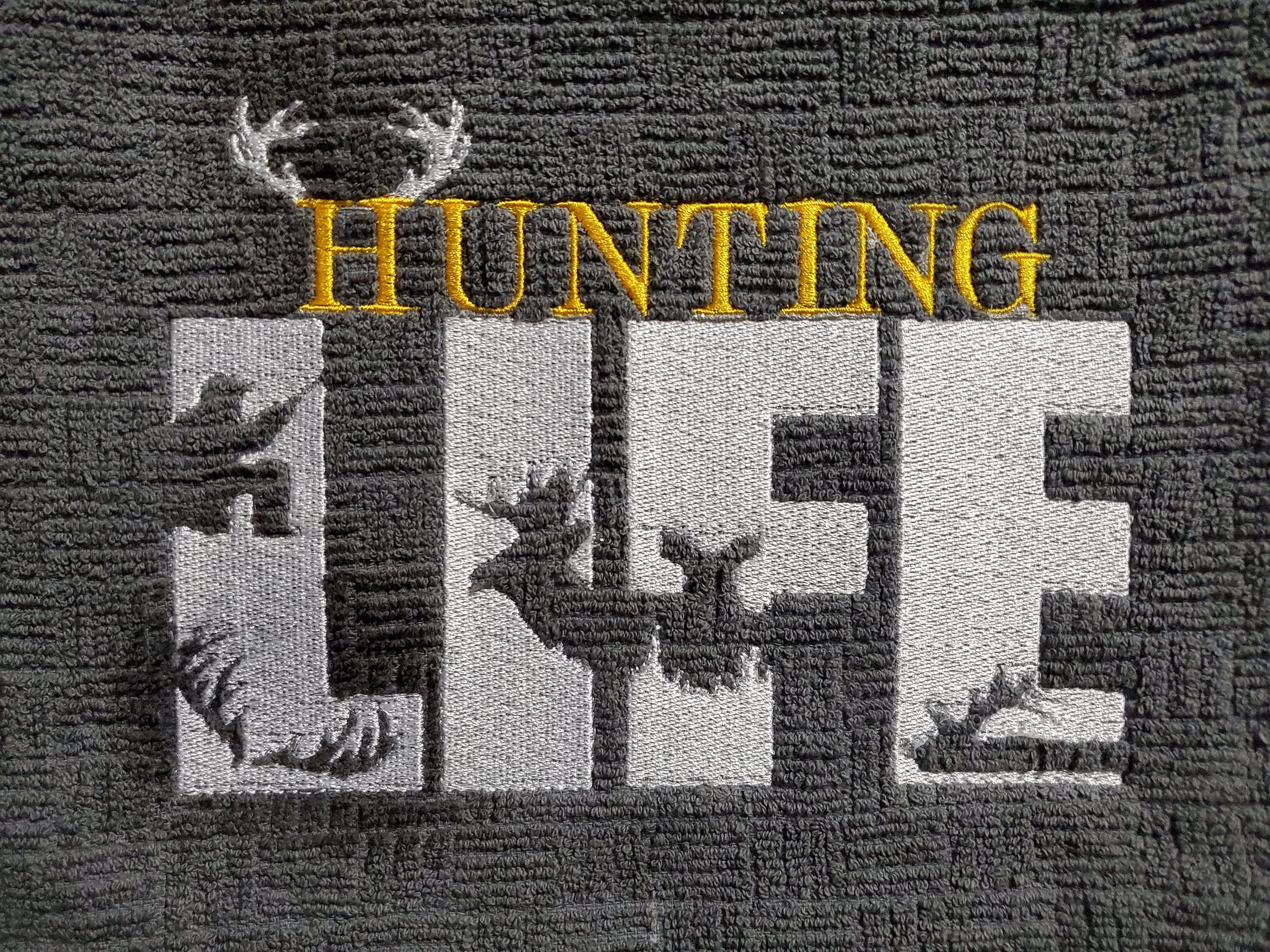 Hunting Life Embroidery Digital Design File 5x7 Farm Gift Deer - Etsy