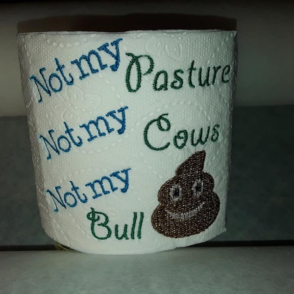 Cow Poop Embroidery - Etsy