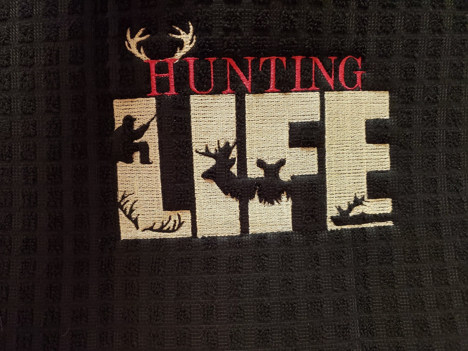 Hunting Life Embroidery Digital Design File 5x7 Farm Gift Deer - Etsy