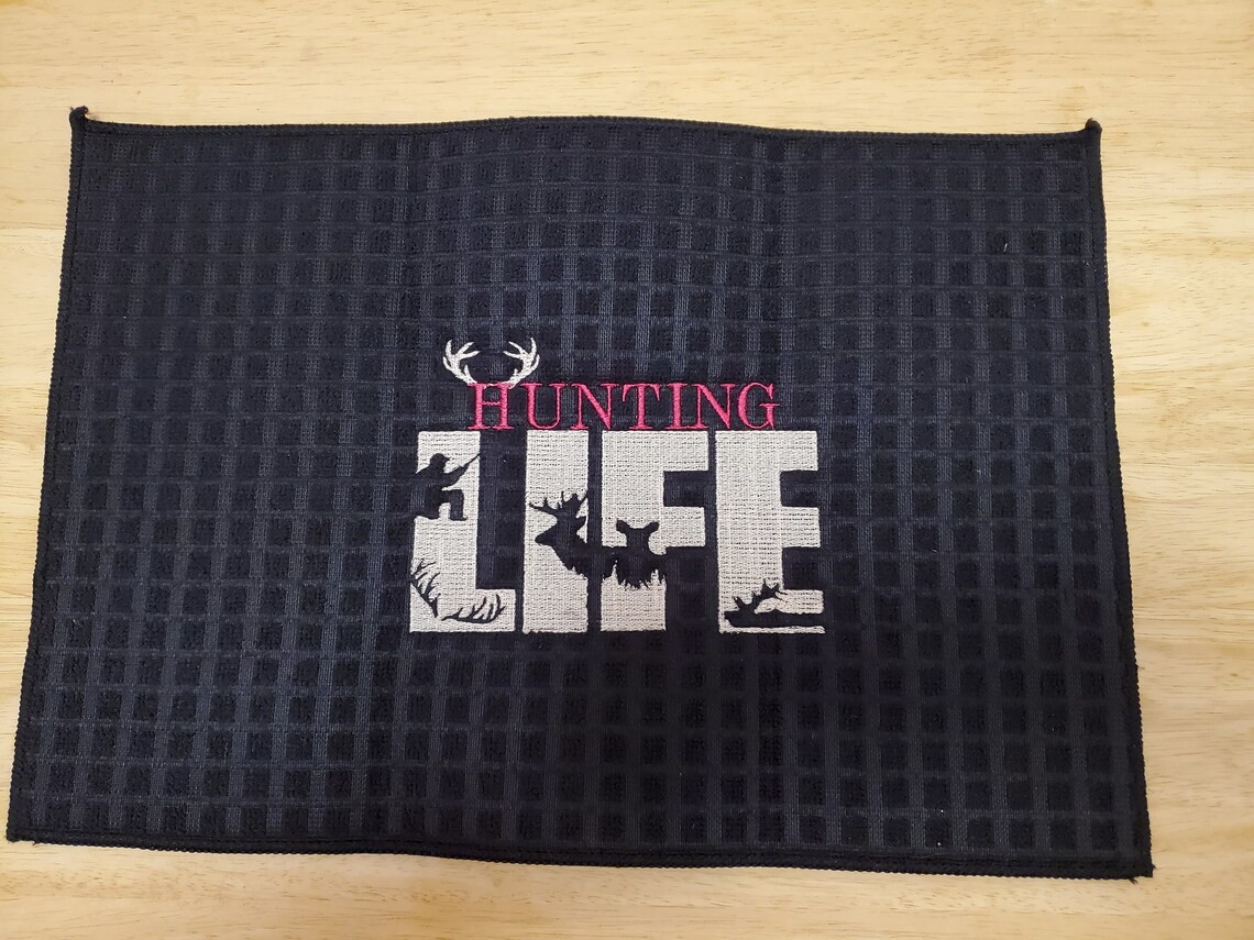 Hunting Life Embroidery Digital Design File 5x7 Farm Gift Deer | Etsy