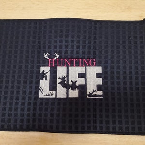 Hunting Life Embroidery Digital Design File 5x7 Farm Gift Deer Doe ...