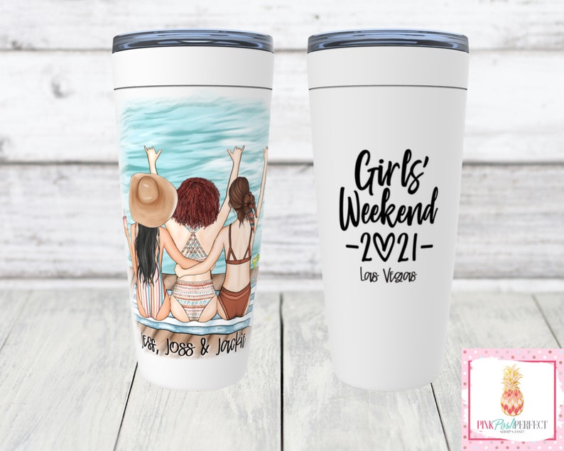 Girls Weekend Cup Girls Trip Cup Custom Best Friend Tumbler - Etsy