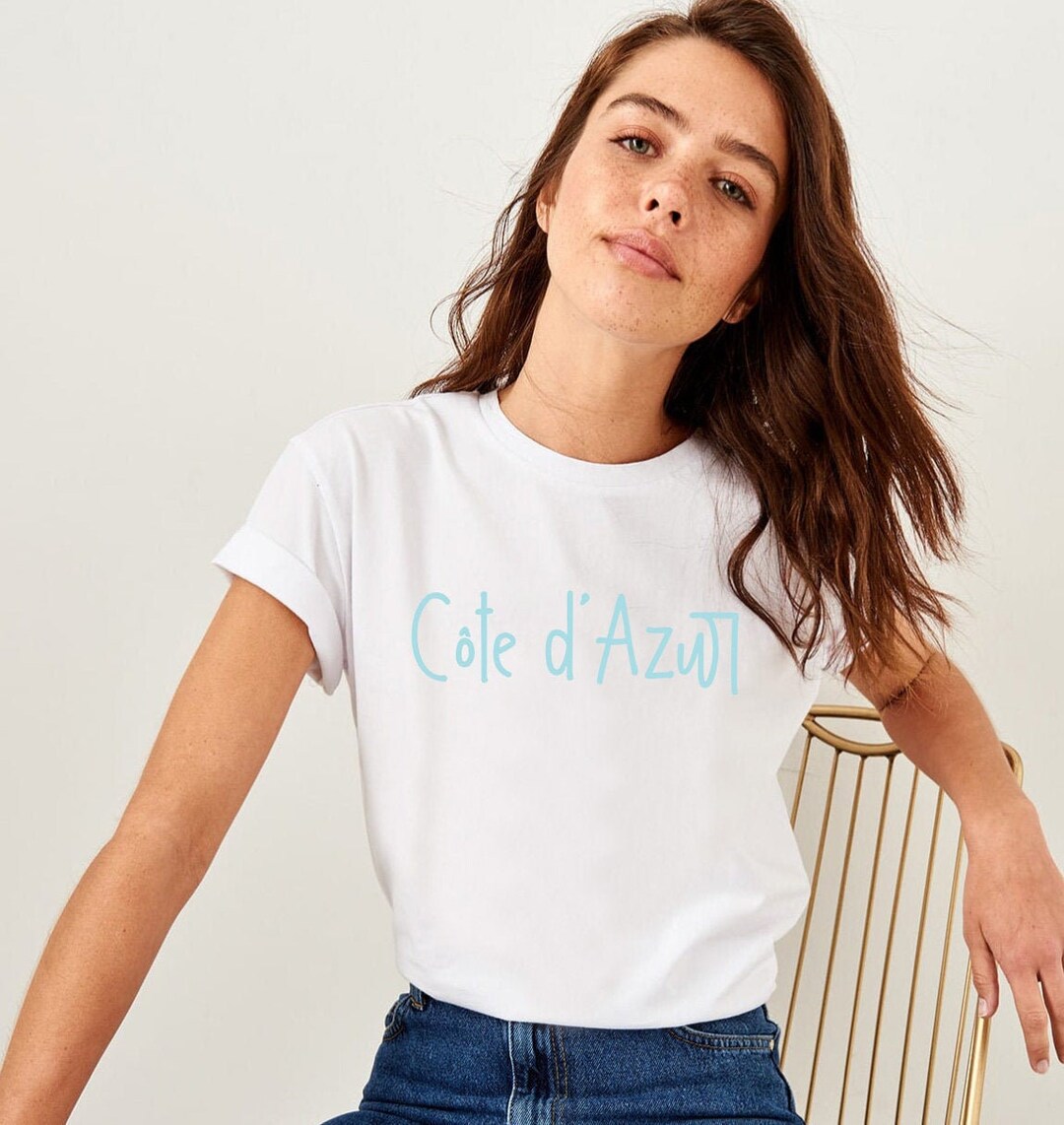 Côte D'azur T Shirt, Cote Dazur, Côte D'azur Tee, Cote D'azur T-shirt ...