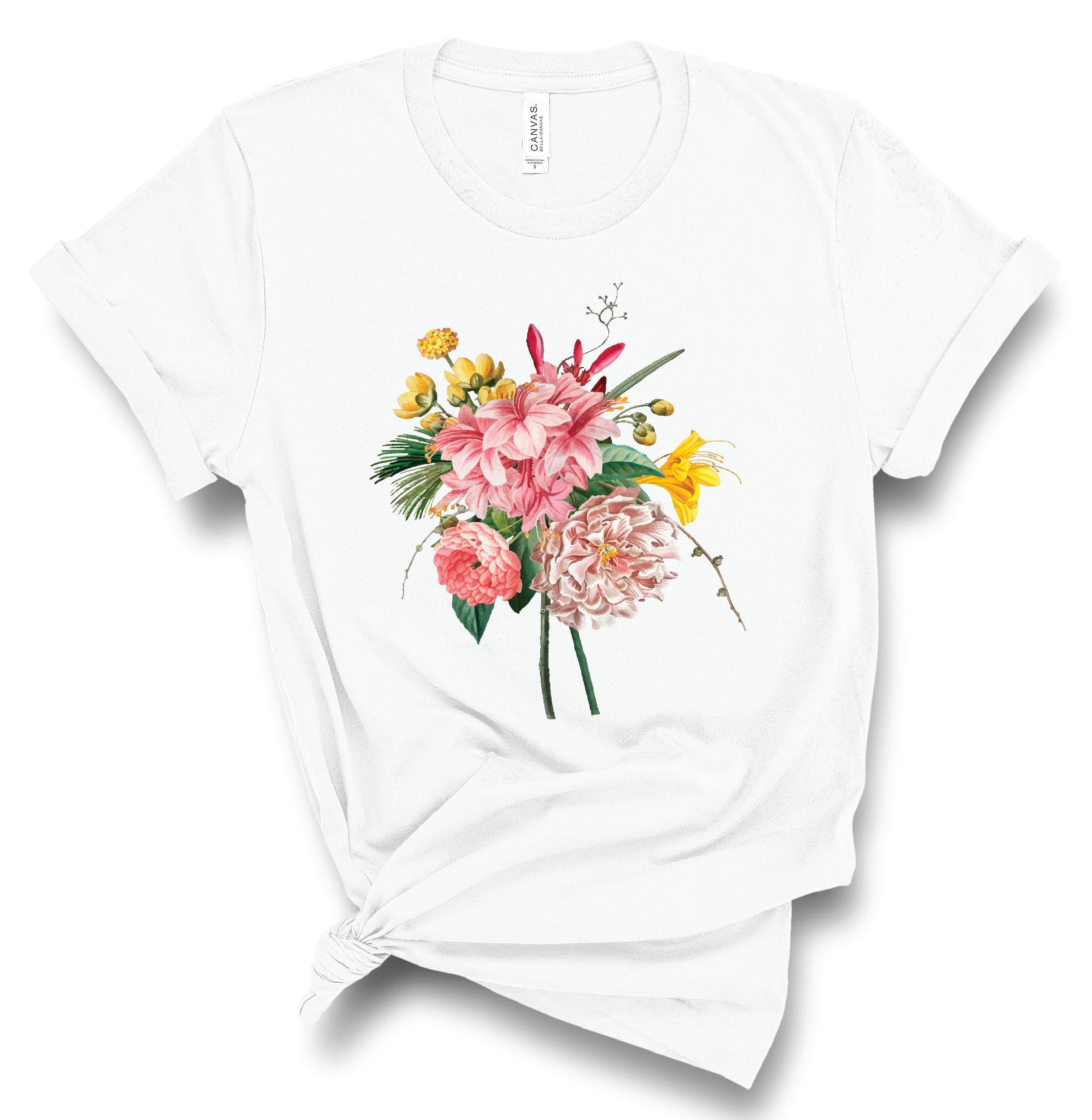 Botanical Shirt Vintage T-shirt Vintage Botanical Botanical | Etsy