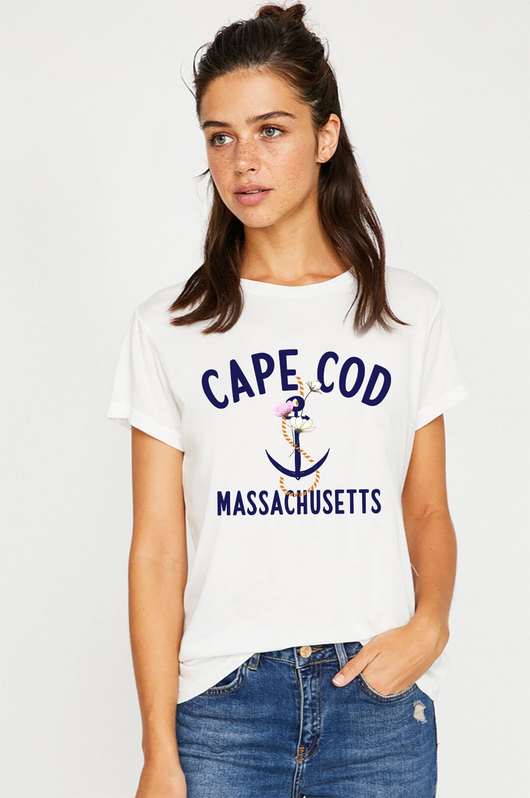 Cape Cod Massachusetts Shirt, Cape Cod T-Shirt, Nautical Graphic Tee ...