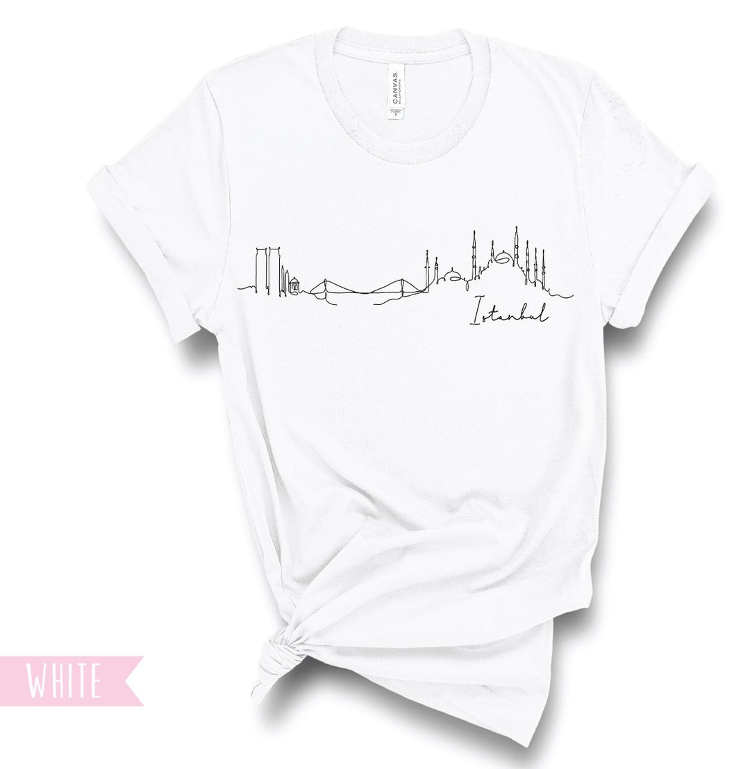 Istanbul Skyline, Istanbul Tee, Istanbul Tshirt, Istanbul T-shirt ...