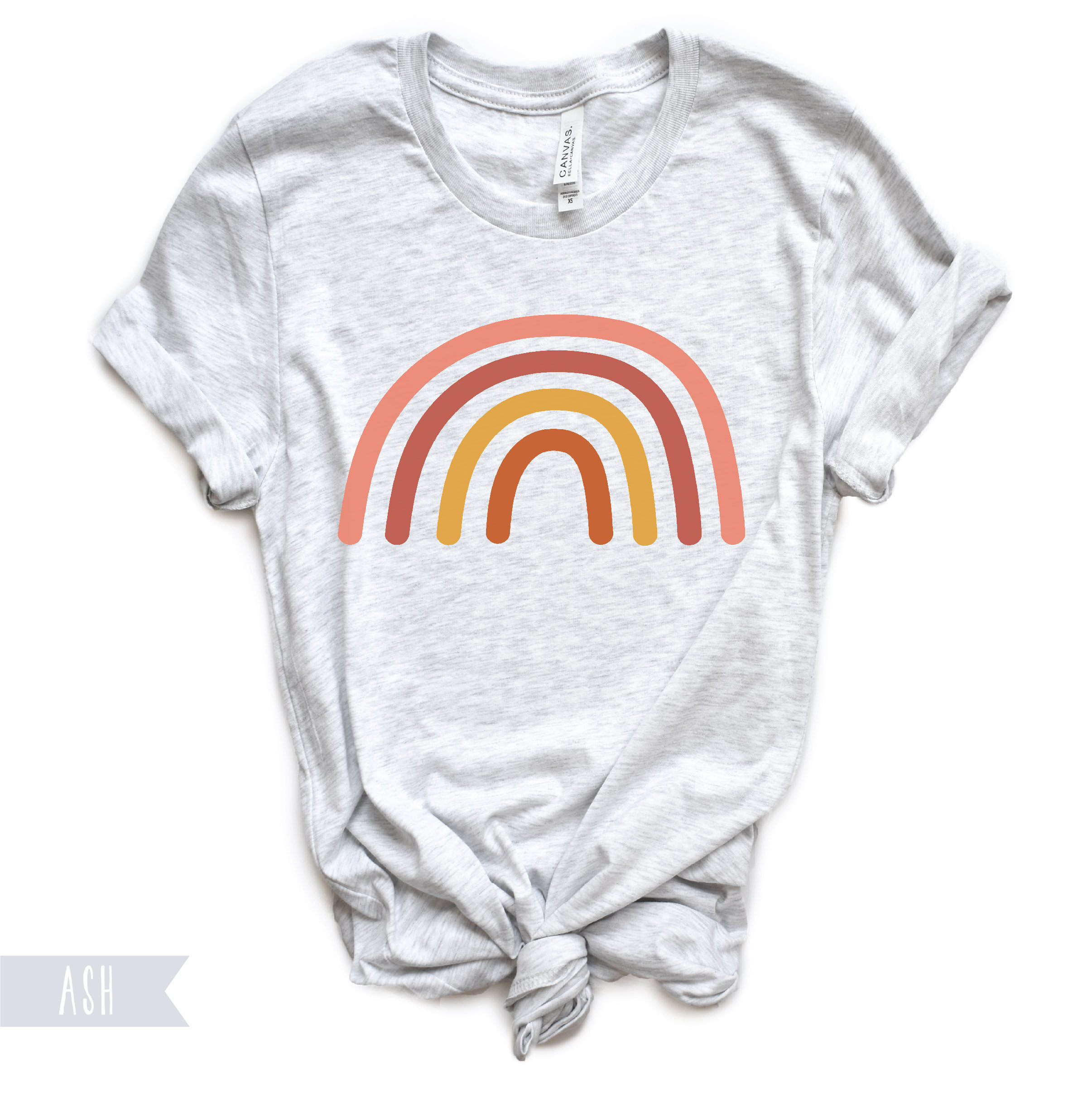 Rainbow Tee Abstract Rainbow T Shirt Neutral Rainbow - Etsy