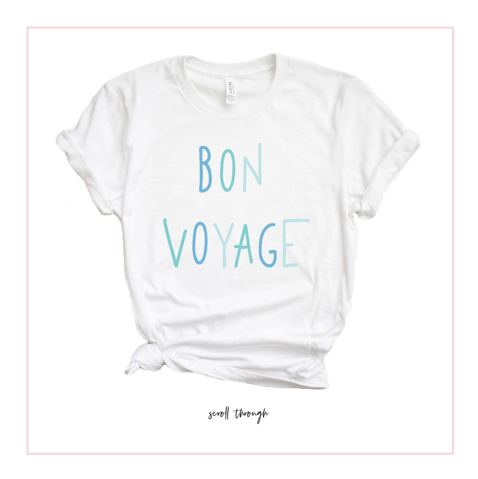 Bon Voyage Graphic Tee Bon Voyage T-shirt Cruise Shirt - Etsy Singapore